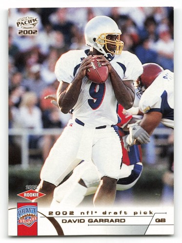 2002 Pacific #458 DAVID GARRARD Rookie RC Jacksonville Jaguars NICE ...