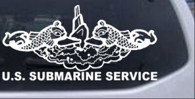 U.S. SUBMARINE SERVICE Car or Truck Window Laptop Decal Sticker 8X3.9 ...