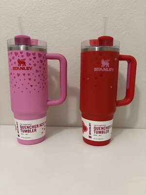 LIMITED Stanley Cup Valentines Day 30oz Tumbler (Red And Pink Sold As ...