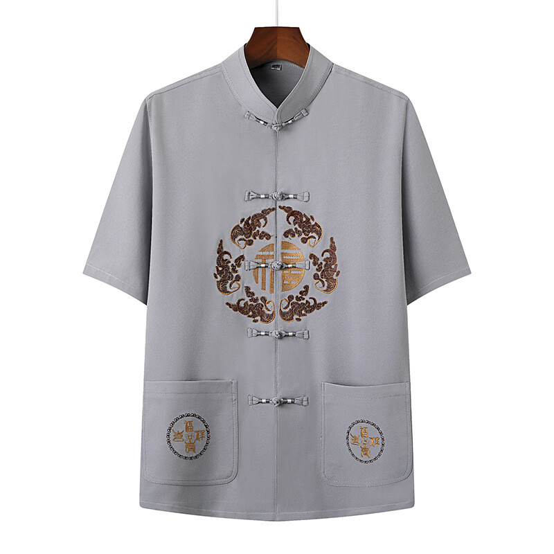 Men Traditional Chinese Tang Suit Jacket Kungfu Uniform Dragon ...
