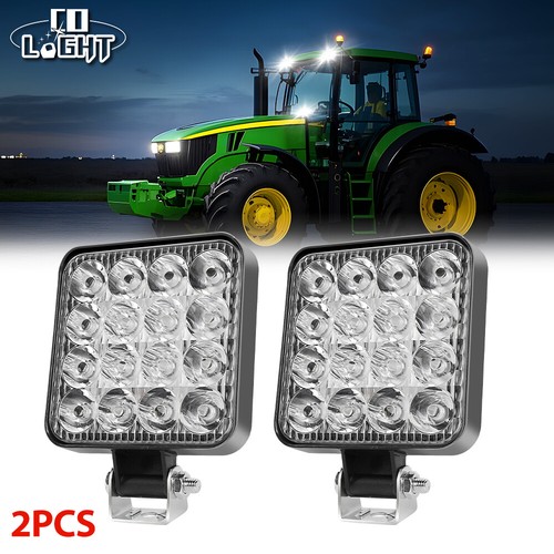 Fit John Deere Case New Holland Tractor 4inch 40W LED Work Light ...