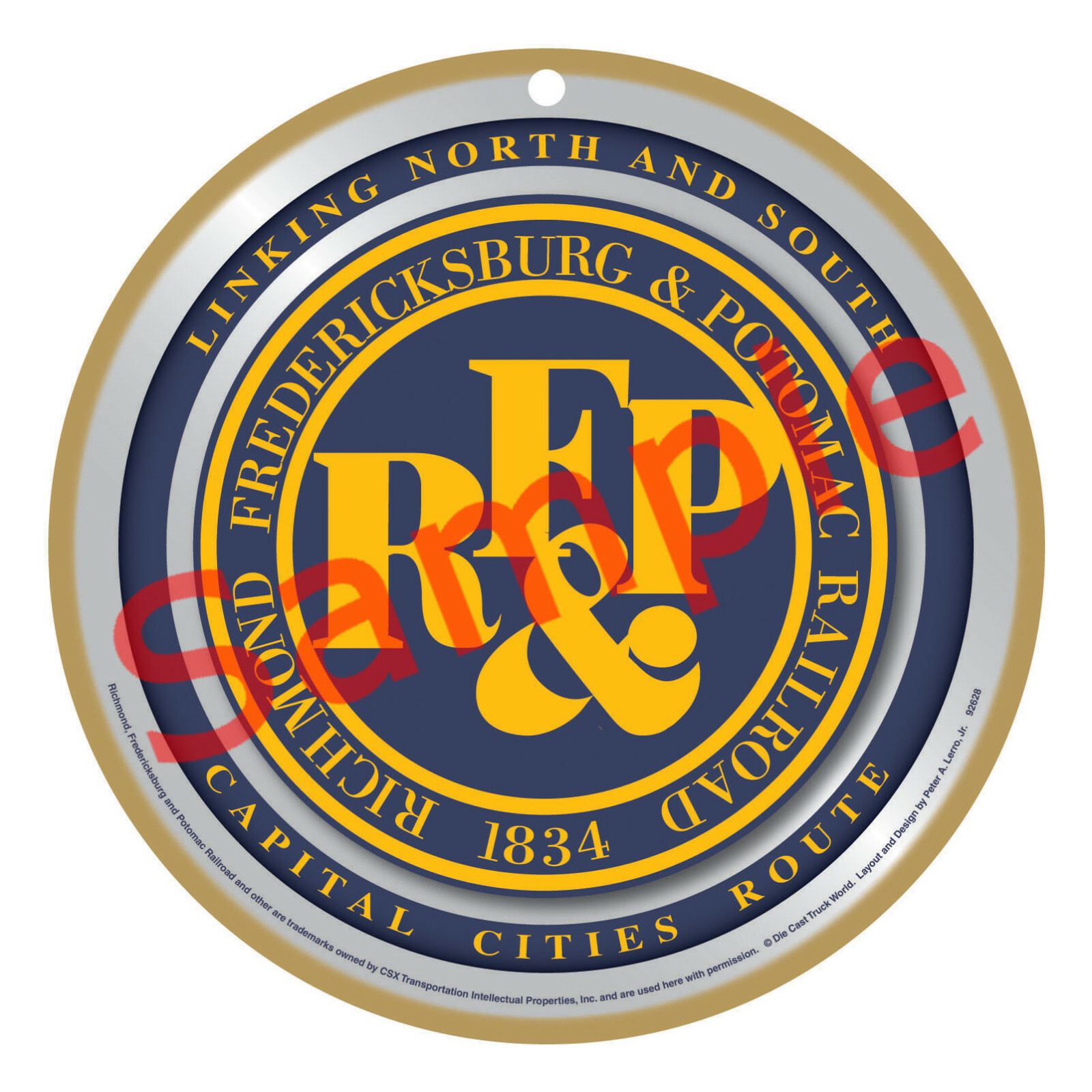 RFP RR Logo Wood Plaque-Sign / Man Cave / Train & Kids Room | eBay