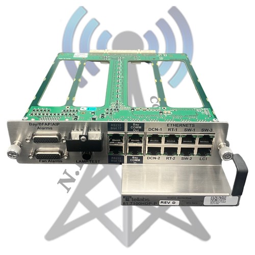 Tellabs, 81.7100HDP-P, WMPQAUTEAD, Rev-D, 7100 PASSIVE HDP MODULE ...
