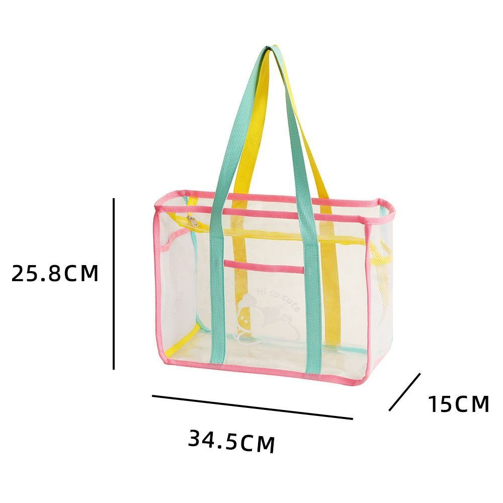 Large Capacity Single Shoulder Bag PVC Handbags Portable Beach Bag | eBay
