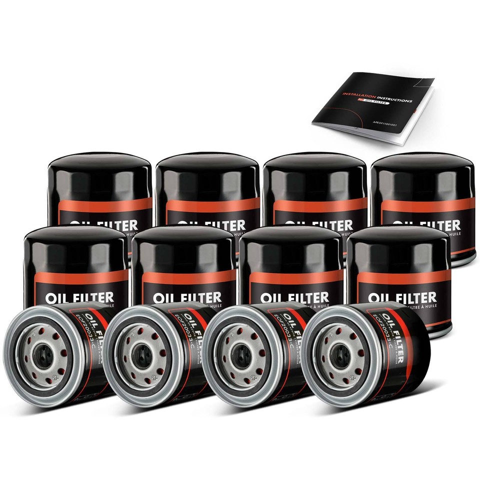 12x Engine Oil Filter for Ford F-150 Fusion Mustang Ranger Thunderbird ...