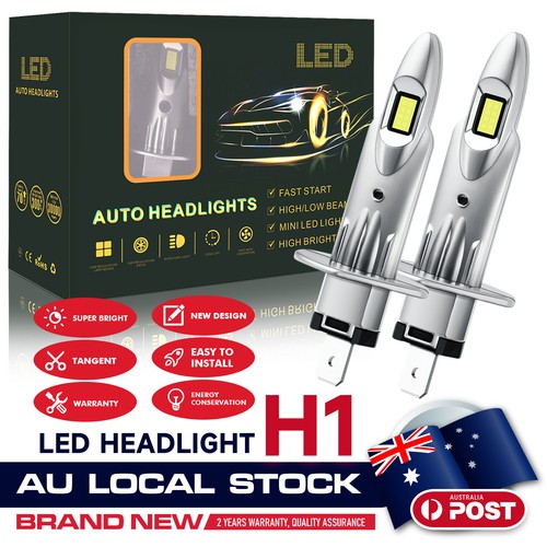 2 X H1 Globes LED- Headlight Beam Bulbs For Holden Colorado 2012–2019AU ...