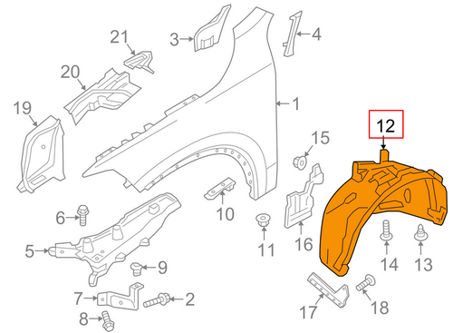 VOLVO XC90 MK2 Doublure d'aile avant droite 31694646 NOUVEAU ORIGINE | eBay