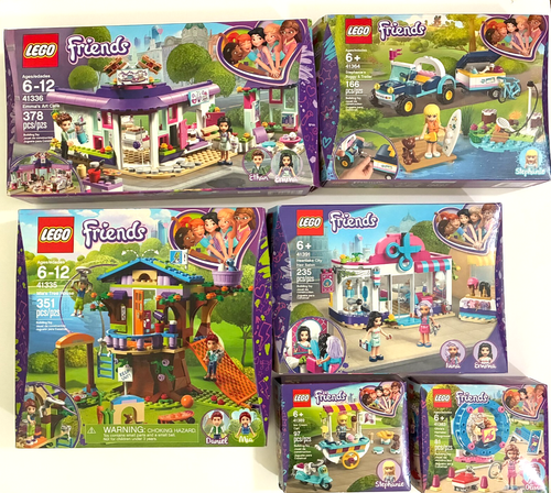 LEGO Friends Retired 6 Sets lot 41335 41336 41364 41391 41389 41383 Box ...