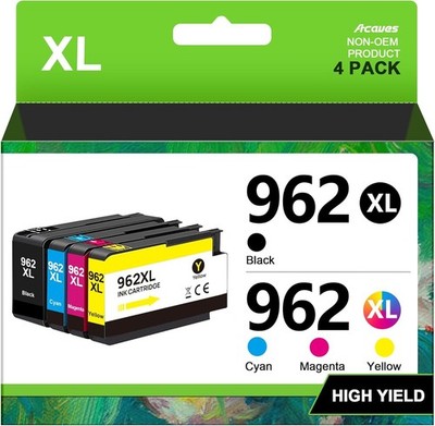 HP 3JB36BN 962XL combo Pack HP Officejet Pro 9010 9015 9018 9020 9025 ...
