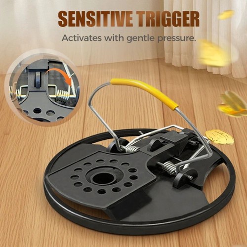 2PCS Plastic Round Mouse Trap High-Efficiency Mouse Catcher Garage ...