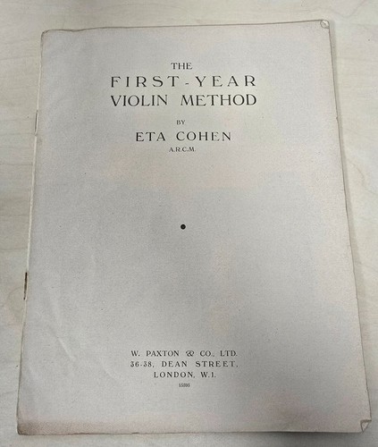 The First Year Violin Method Vintage Music Sheets Ref00116 | eBay UK