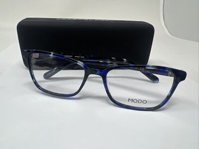 MODO MODEL 6522 BLUMB 52/17 140 Women’s Blue Tortoise Eyeglasses A169 ...