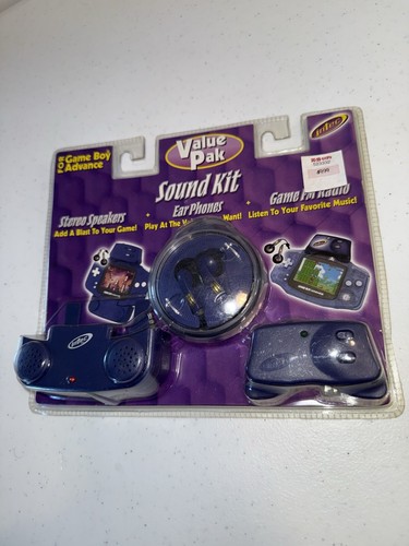 Intec Nintendo game Boy Advance Stereo Speakers FM Radio Ear phones | eBay