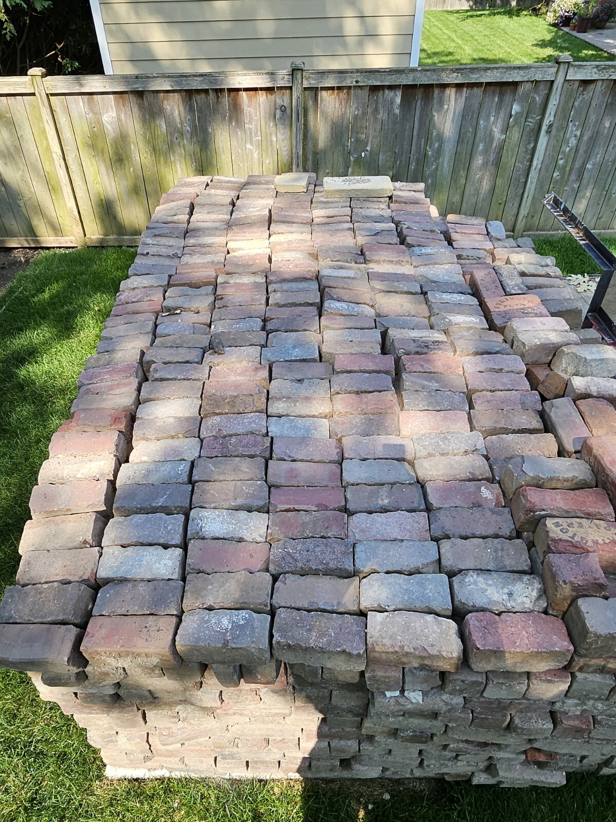 CHICAGO Reclaimed Vintage Purington Raised Letter Brick Street Pavers ...