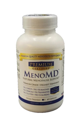Premium Certified Meno MD, Natural Menopause Support, 60 Capsules Exp ...