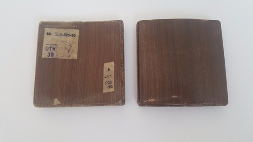 ceramic bulletproof plates size 3,74" x 3,74" from 6B5 vest, not ...