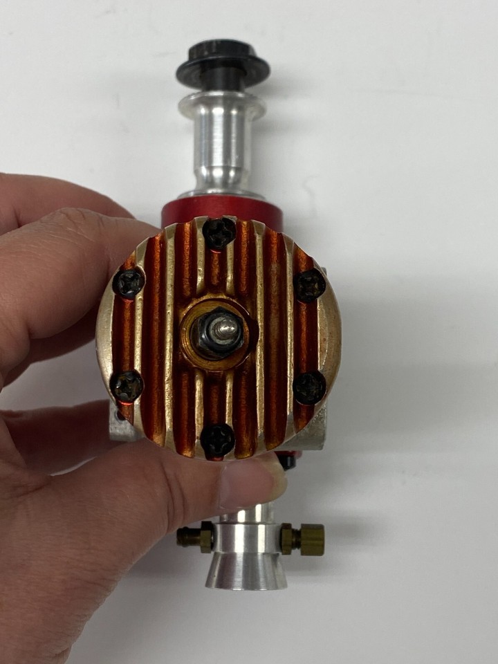 Vintage McCoy 60 Red Head Control Line Model Airplane Tether Car Engine ...