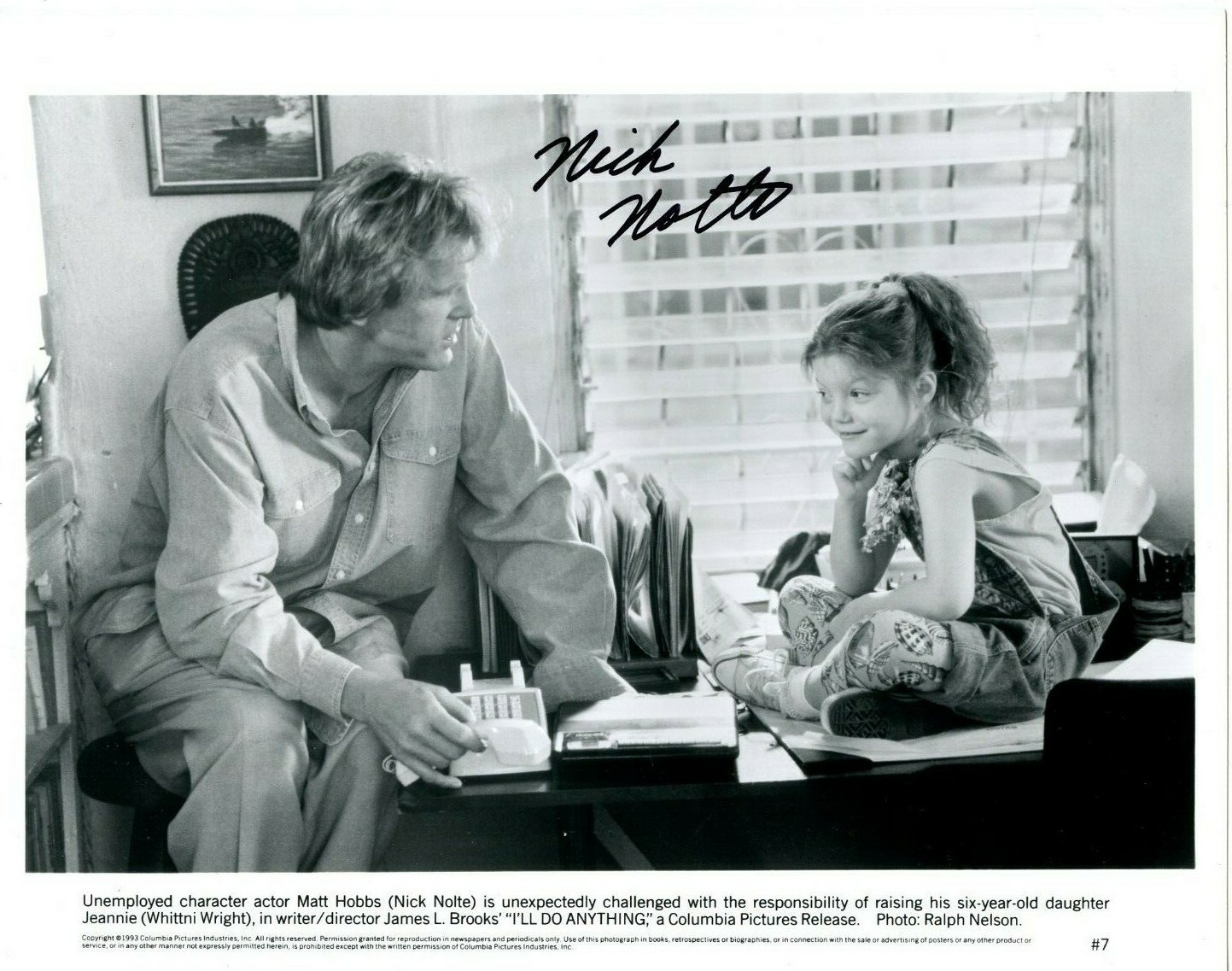 Autographed 8 X 10 Photo Film Actor Movie Star Nick Nolte The Deep | eBay