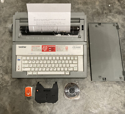 Brother Vintage Correctronic GX-6000 Electronic Typewriter ~Pls Read | eBay