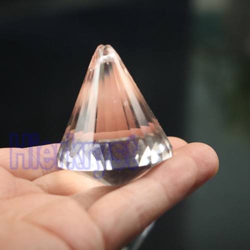 10pc Clear Chandelier Glass Crystal Lamp Prisms Parts Hanging Drops ...