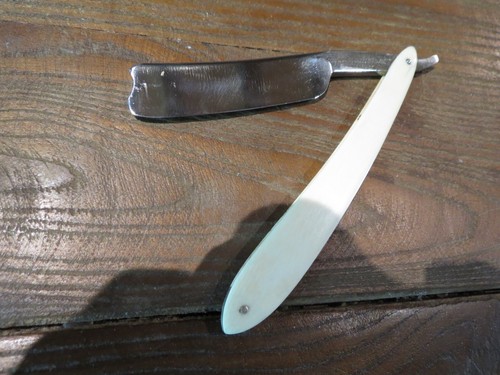 Antique 6/8 Joseph Rodgers & Sons Sheffield Straight Razor-Natural ...