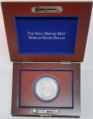 1921-D Morgan Silver Dollar/The Only Denver Mint Morgan $1 in Capsule ...