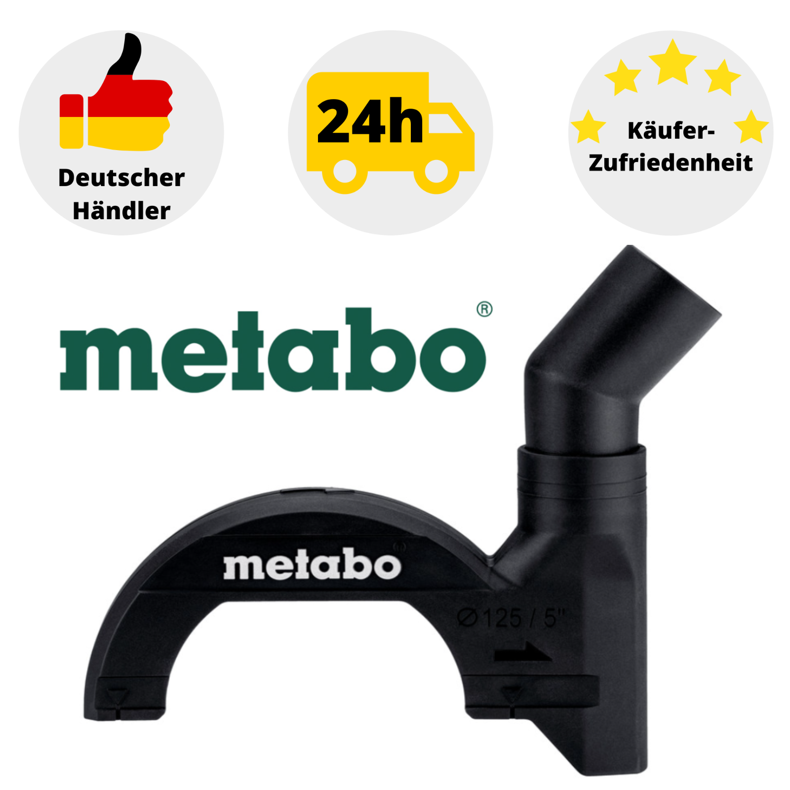 Metabo 630401000 Absaughauben-Clip CED 125 CLIP für Winkelschleifer 125 ...