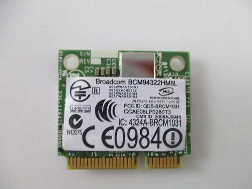 Carte Wifi BROADCOM BCM94322HM8L Original | eBay