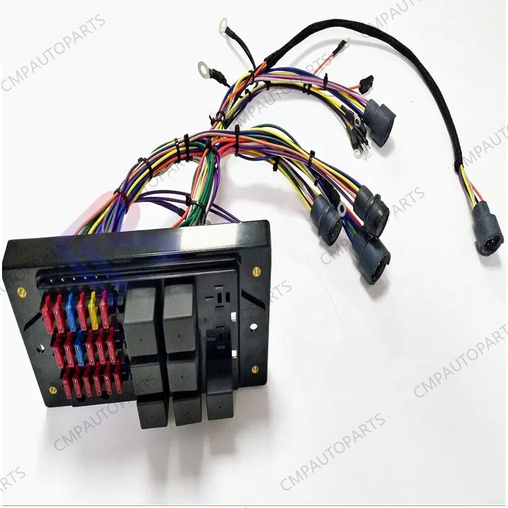 Fuse Box Wiring Harness Assembly 267-7657 For Caterpillar E320 E320A ...