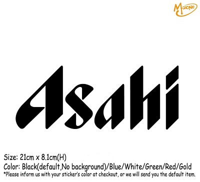 ASAHI Stickers Reflective Window Decals BEER Signs Best Gifts 21cm BA ...