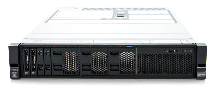 IBM X3650 M5 Server with 4x2.5,2xE5-2690v4 14C,64GB,2x240GB SSD 2x1.2TB ...