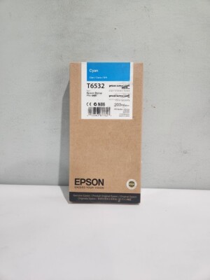 Epson T6532 Cyan 200ml Pigment Ink Cartridge Stylus Pro 4900 EXP 11. ...