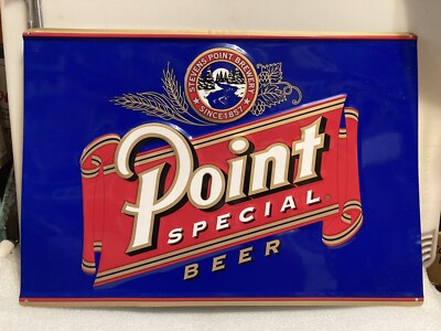 STEVENS POINT BREWING SPECIAL BEER BAR BREWERY SIGN TIN TACKER ...