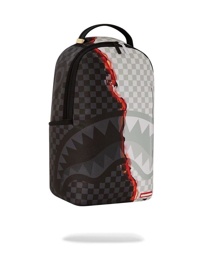 SPRAYGROUND RING OF FIRE BACKPACK / SPLIT PARIS BLACK WHITE | eBay