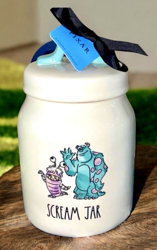 Rae Dunn Monster’s Inc Pixar Canister SCREAM JAR Sully and Boo Disney ...
