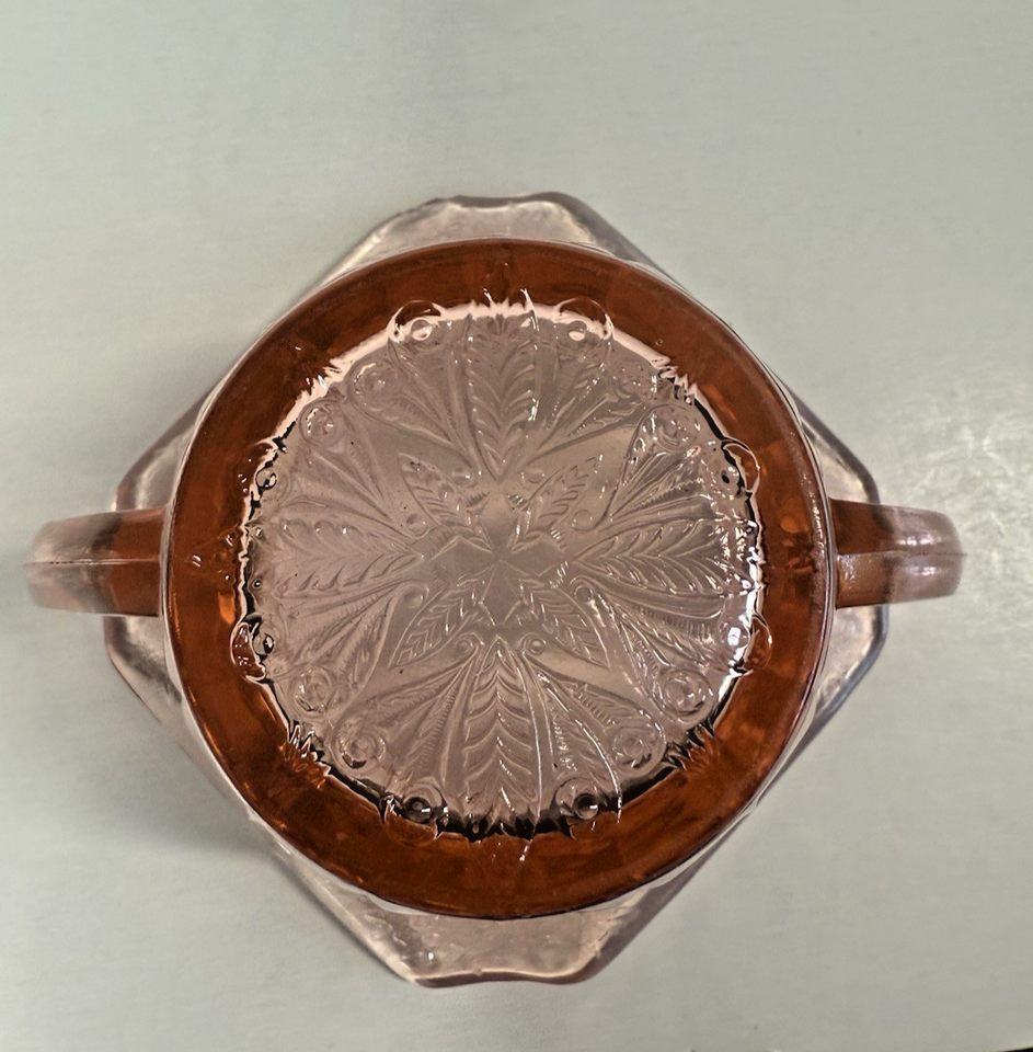 Open Sugar Adam Pink By Jeannette Glass - Depression Glass | eBay