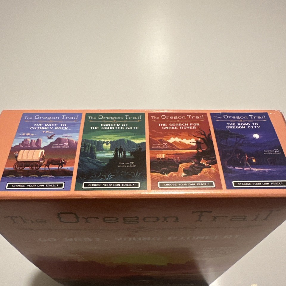 The Oregon Trail Book Set (4 Books) – Wiley – Complete Series Nostalgia ...