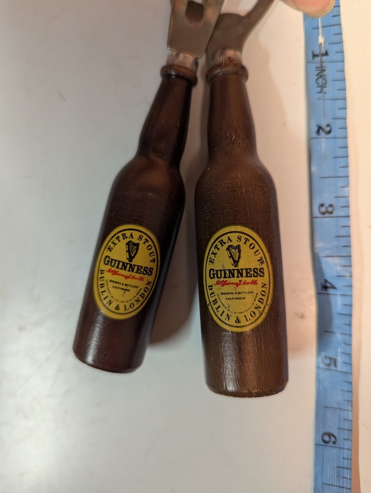 Vintage Retro 1960s Guinness Mini Bottle Opener Bar T Set of 2 | eBay UK