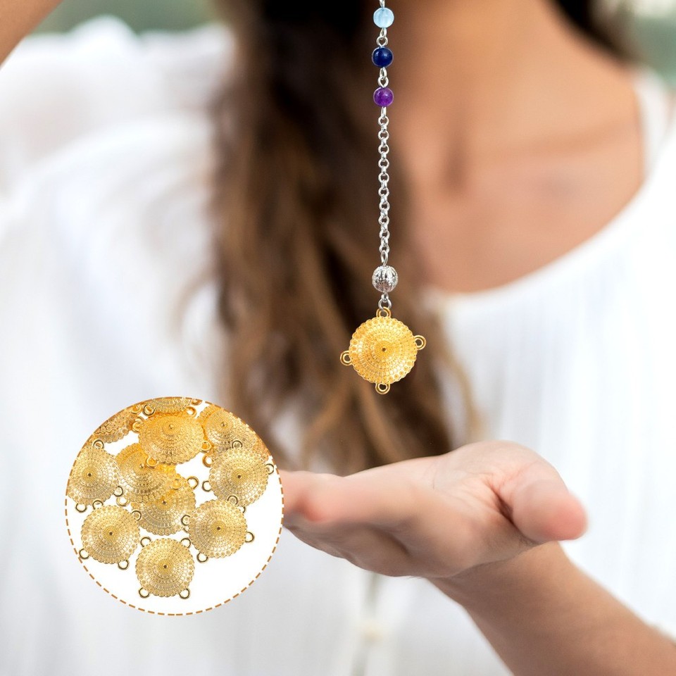 20 Pcs Jewelry Parts Charms for Crafts Connector Making Alloy Dangle ...