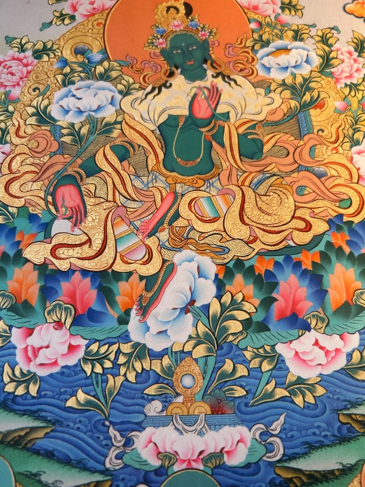 pomegranate 1000 piece complete used green tara jigsaw puzzle | eBay