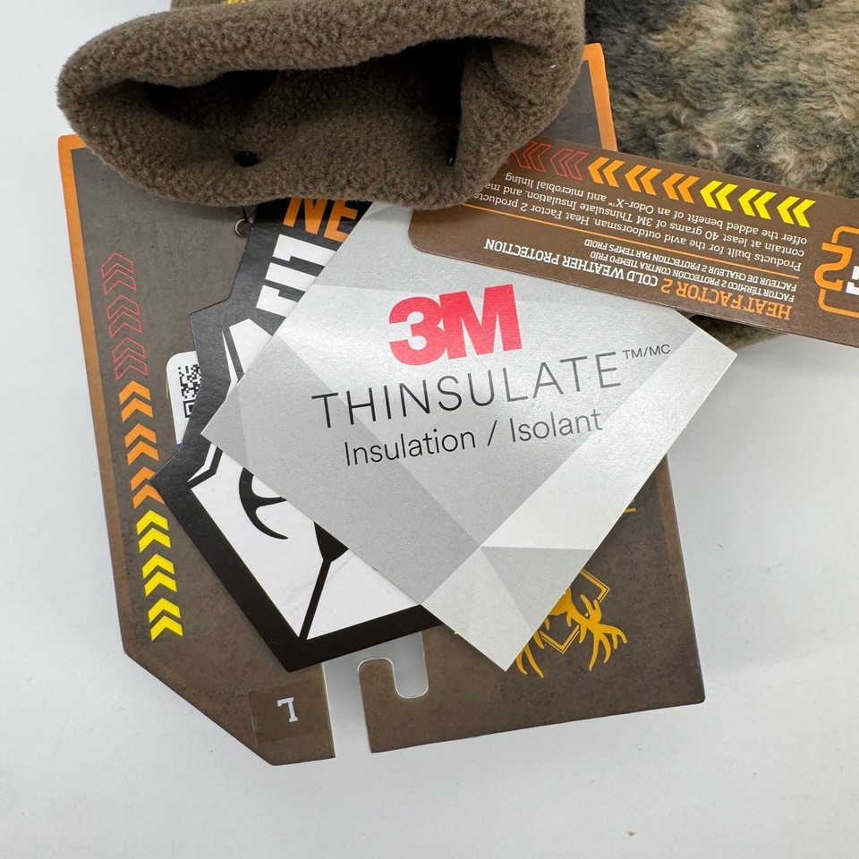 NEW Hot Shot Mens Realtree Camo Thinsulate Glomitt Gloves 25-695C-ED-L ...
