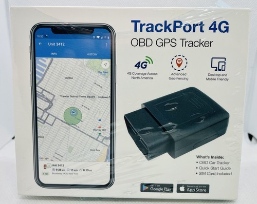 Brand New TrackPort 4G OBD GPS Tracker Car Auto Desktop & Phone ...