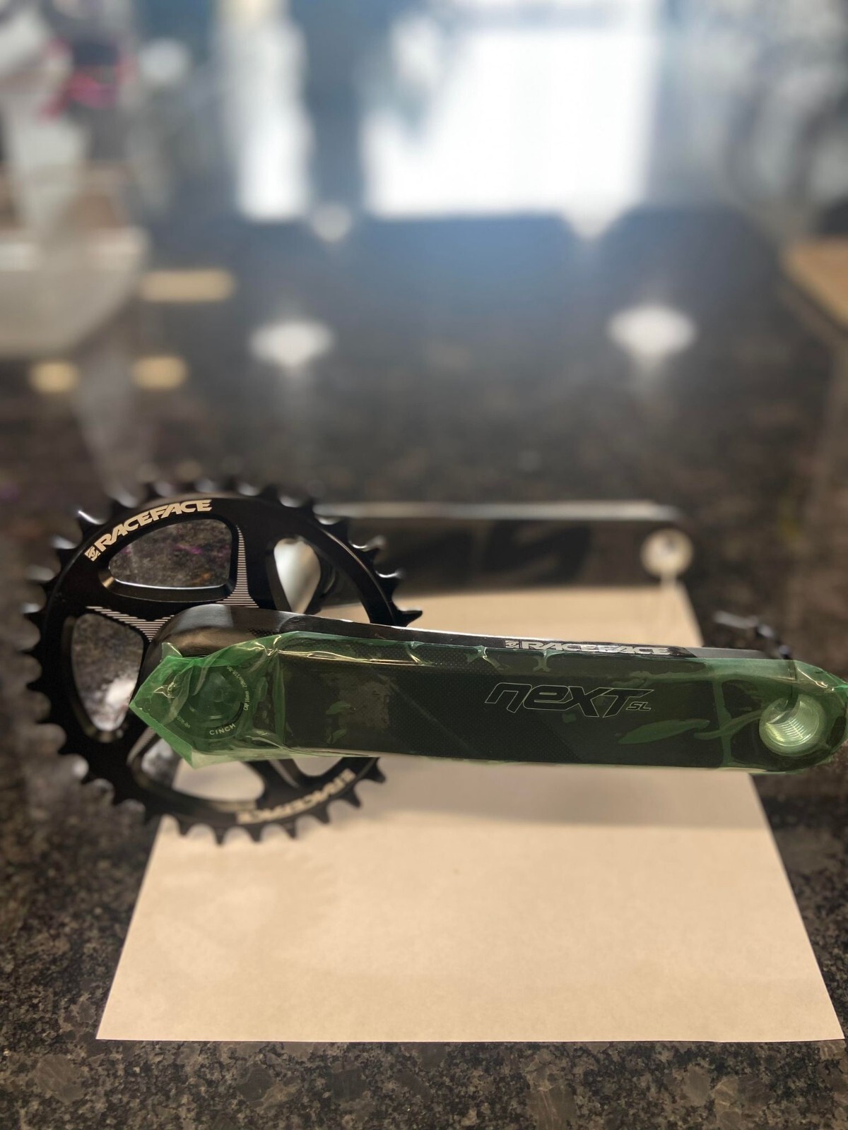 Race Face Next SL Carbon crankarm 143 Spindle / 55mm CL / DM32T SHI | eBay