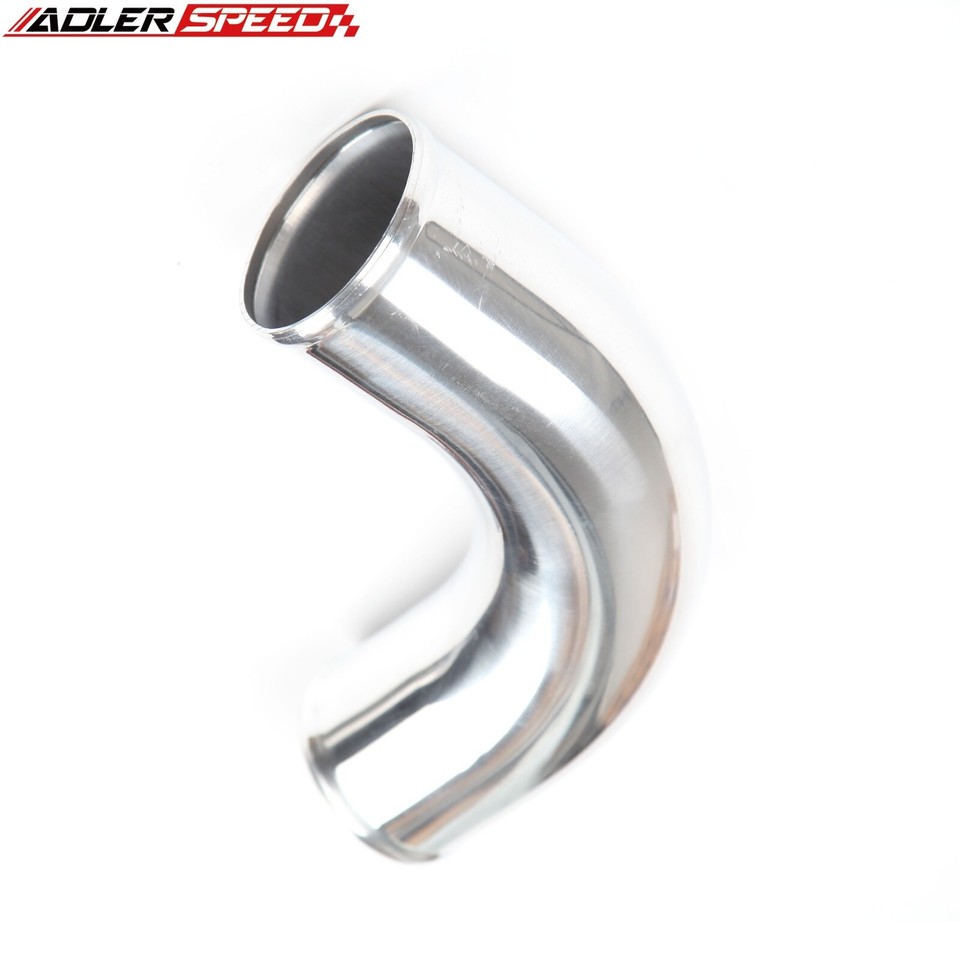 90 Degree 3.5" OD Aluminum Mandrel Bend Turbo Intercooler Pipe Tubing L ...