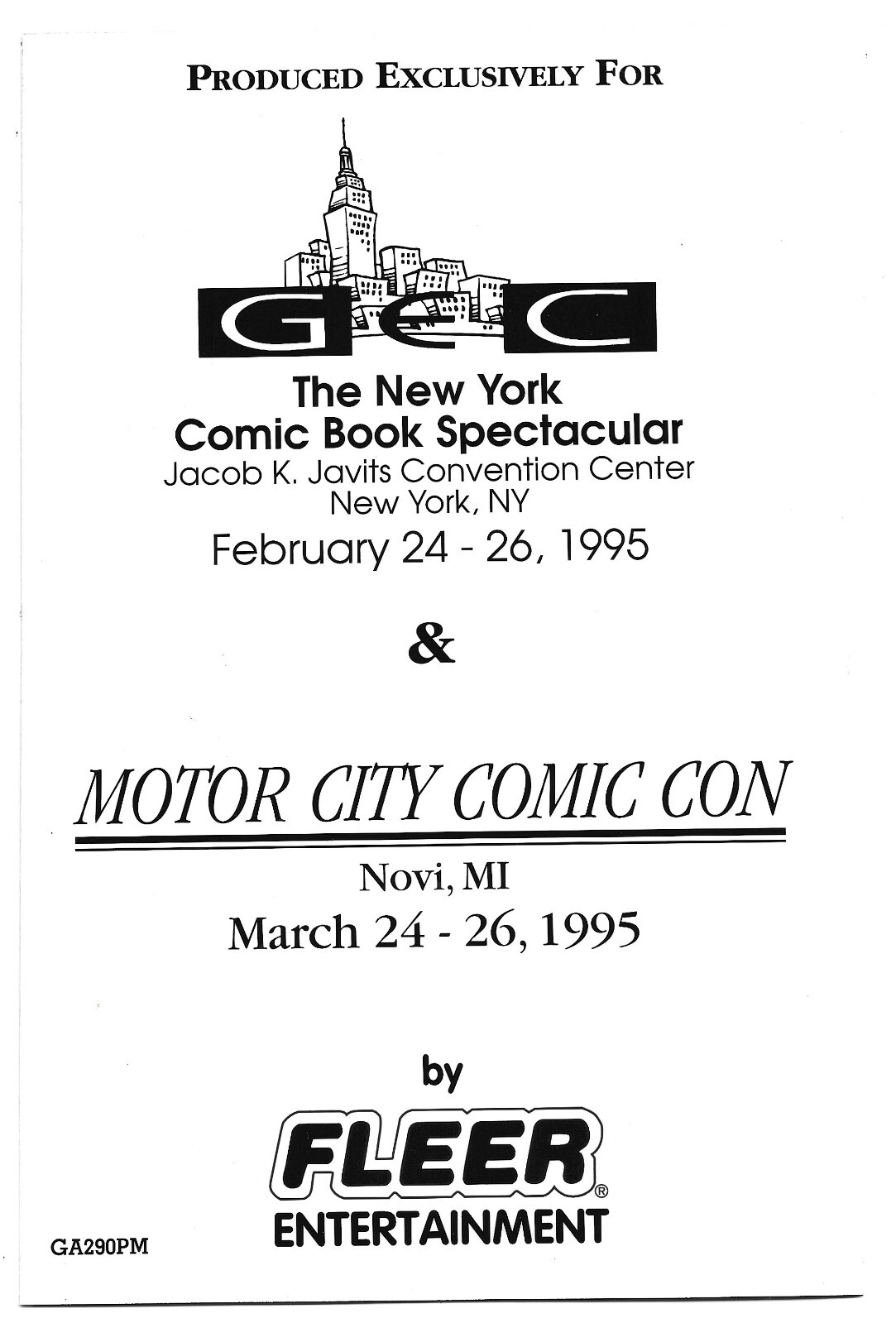 IRON MAN PROMO CARD MARVEL ANNUAL FLAIR PRINT 95 MOTOR CITY COMIC CON ...