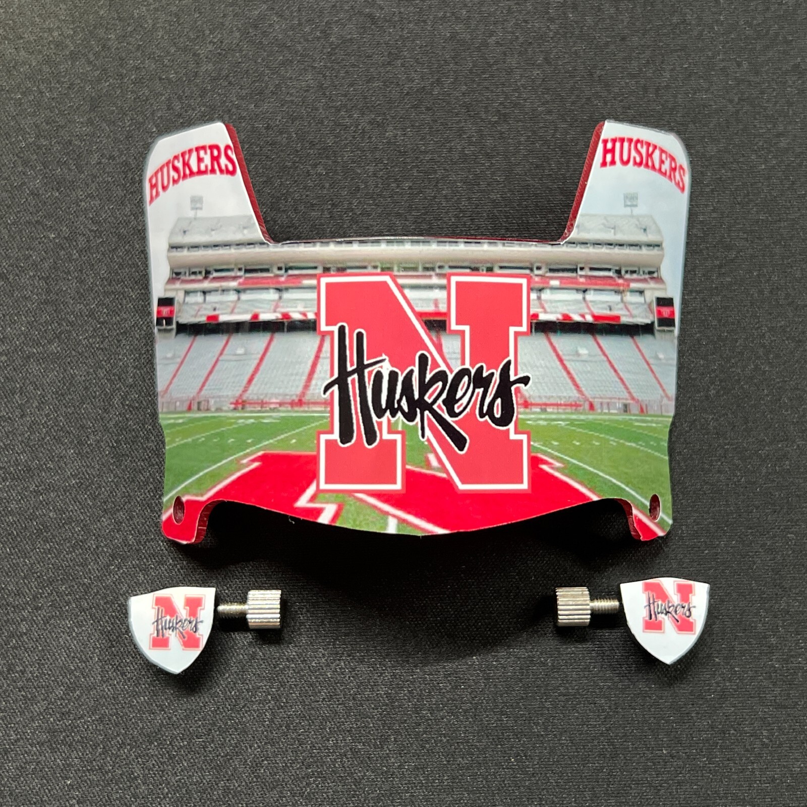 Nebraska Cornhuskers CUSTOM MINI Football Helmet Visor | eBay