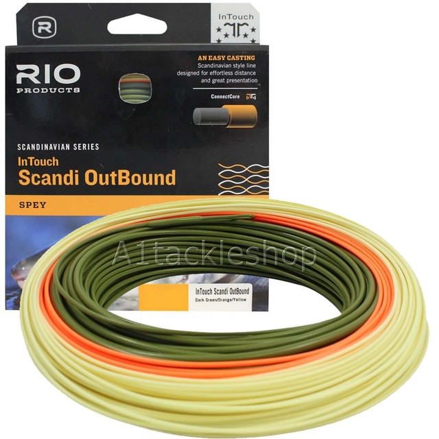 Rio AFS InTouch Scandi Outbound Spey Line - Salmon Fly Line - 2016 ...