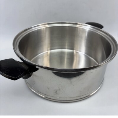 Vtg! LIFETIME T304 Stainless Steel 9” Stock Pot Cookware USA No Lid | eBay