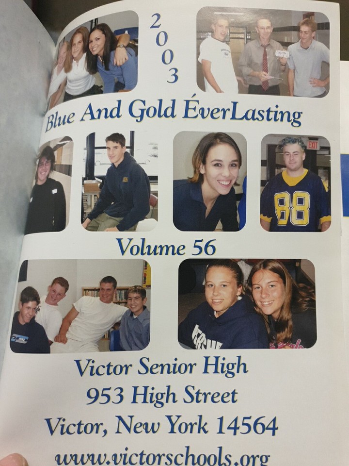 2003 Victor Senior High School Yearbook - Victor,NY | eBay