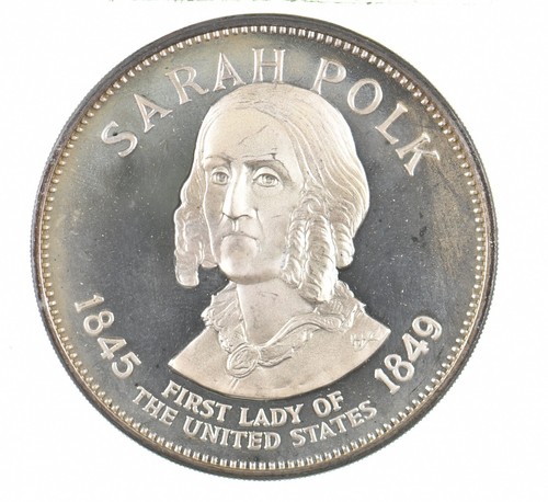 Sterling Silver Sarah Polk 925 32.9 Grams Round/Art Bar *390 | eBay